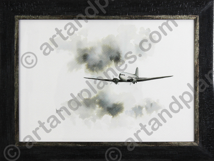 DC-3 watercolour